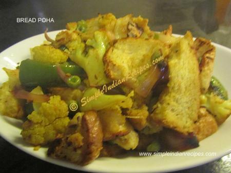 Bread Poha - Bread Upma | Simple Indian Recipes-